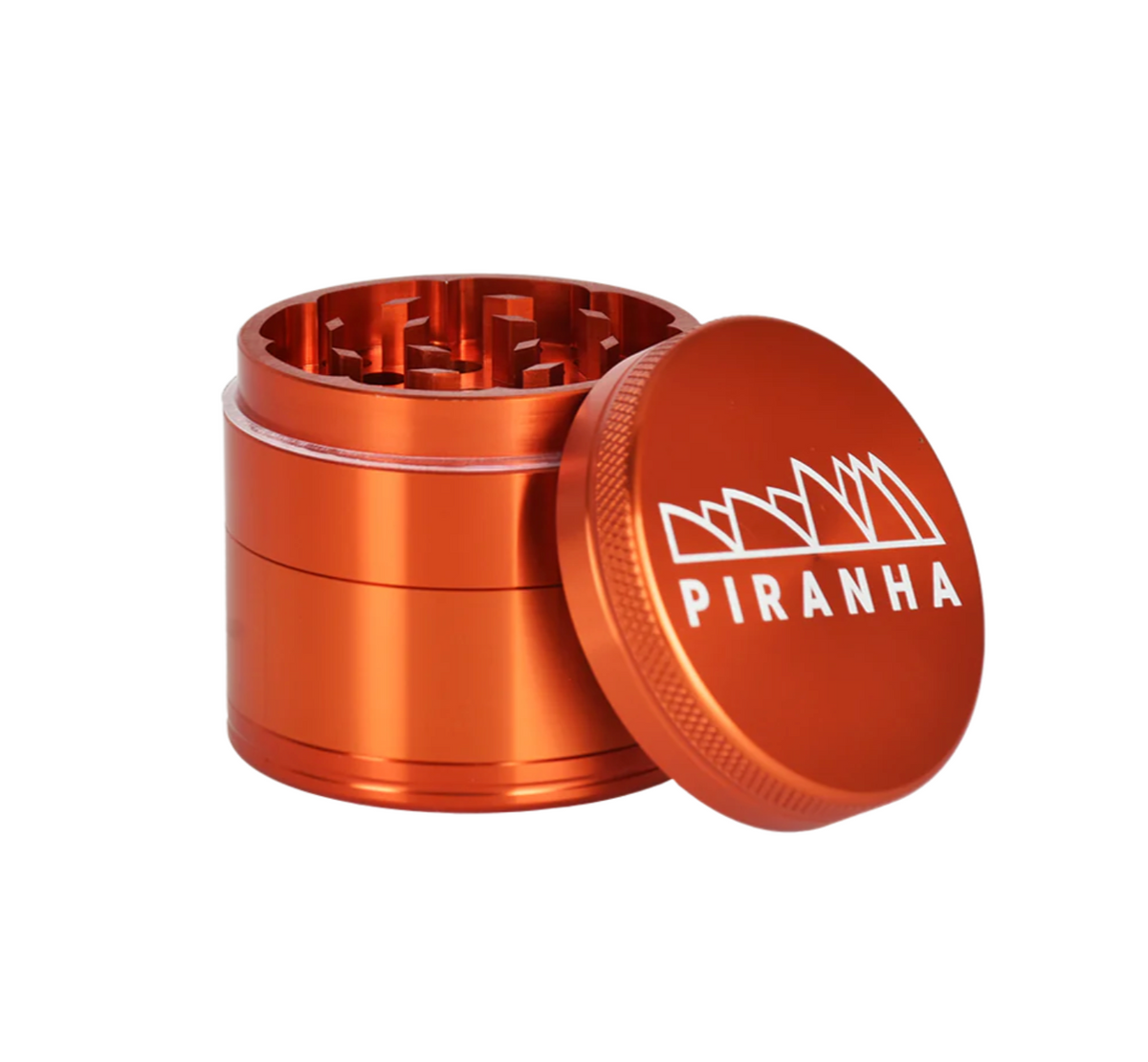 Piranha 4 Piece 2" Grinder (Assorted Colors) - SSG - $23.99