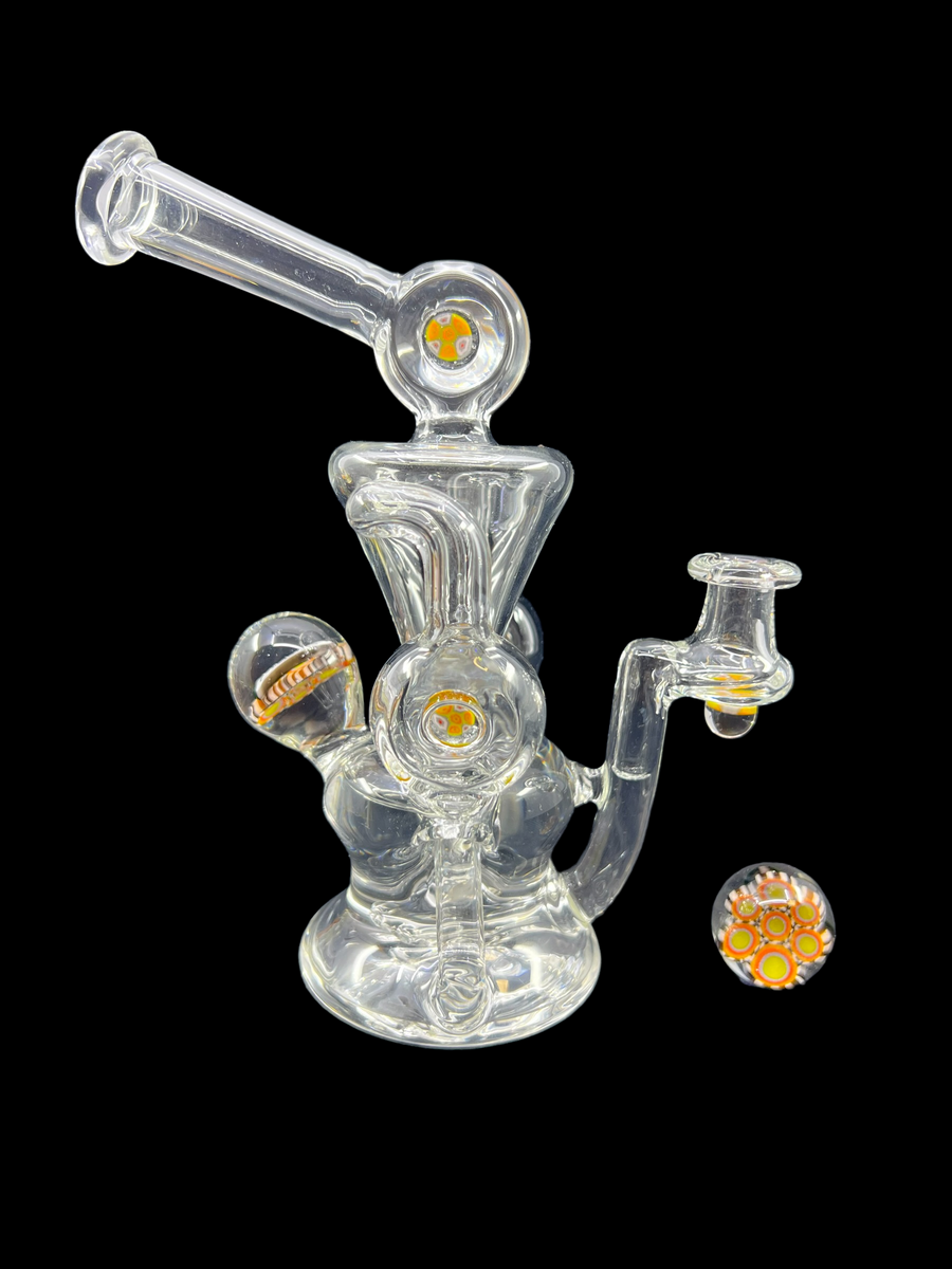 Millennium Glass DNB Recycler with Marble | Premium Handcrafted ...