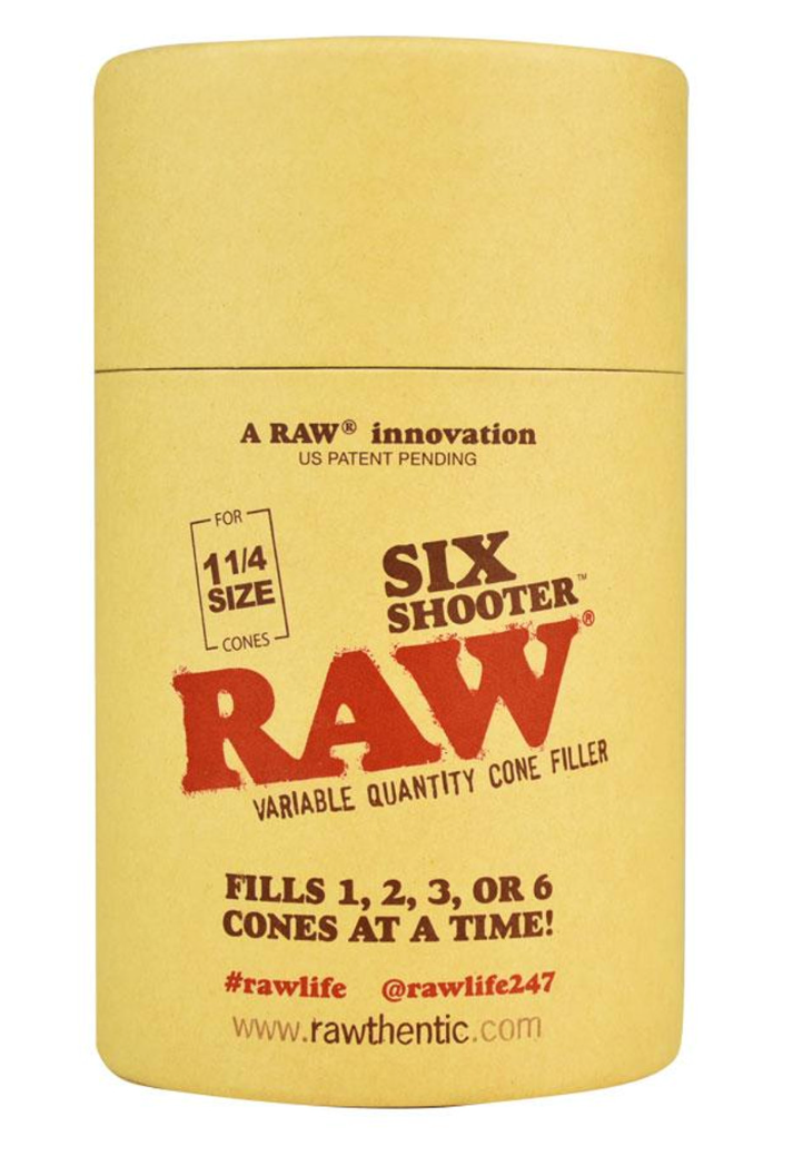 RAW Six Shooter Cone Loader - Multi-Cone Filler for Assorted Sizes ...